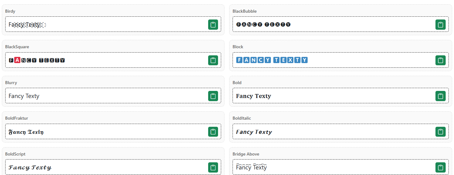 Fancy Text Generator - 2026