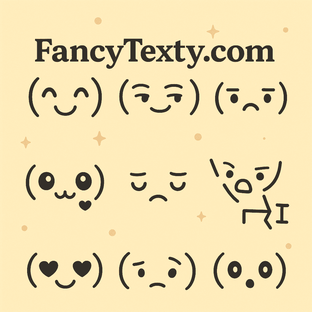 Blush Kaomojis 